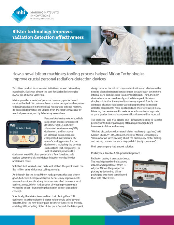 Case Studies/White Papers - MHI Innovations